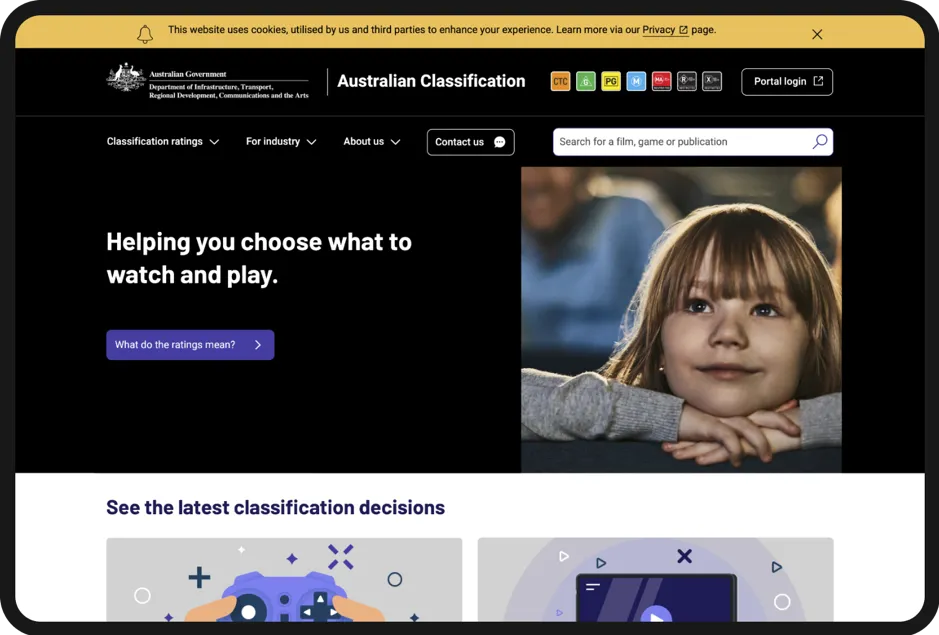 Australian Classification — GovCMS | Drupal.org